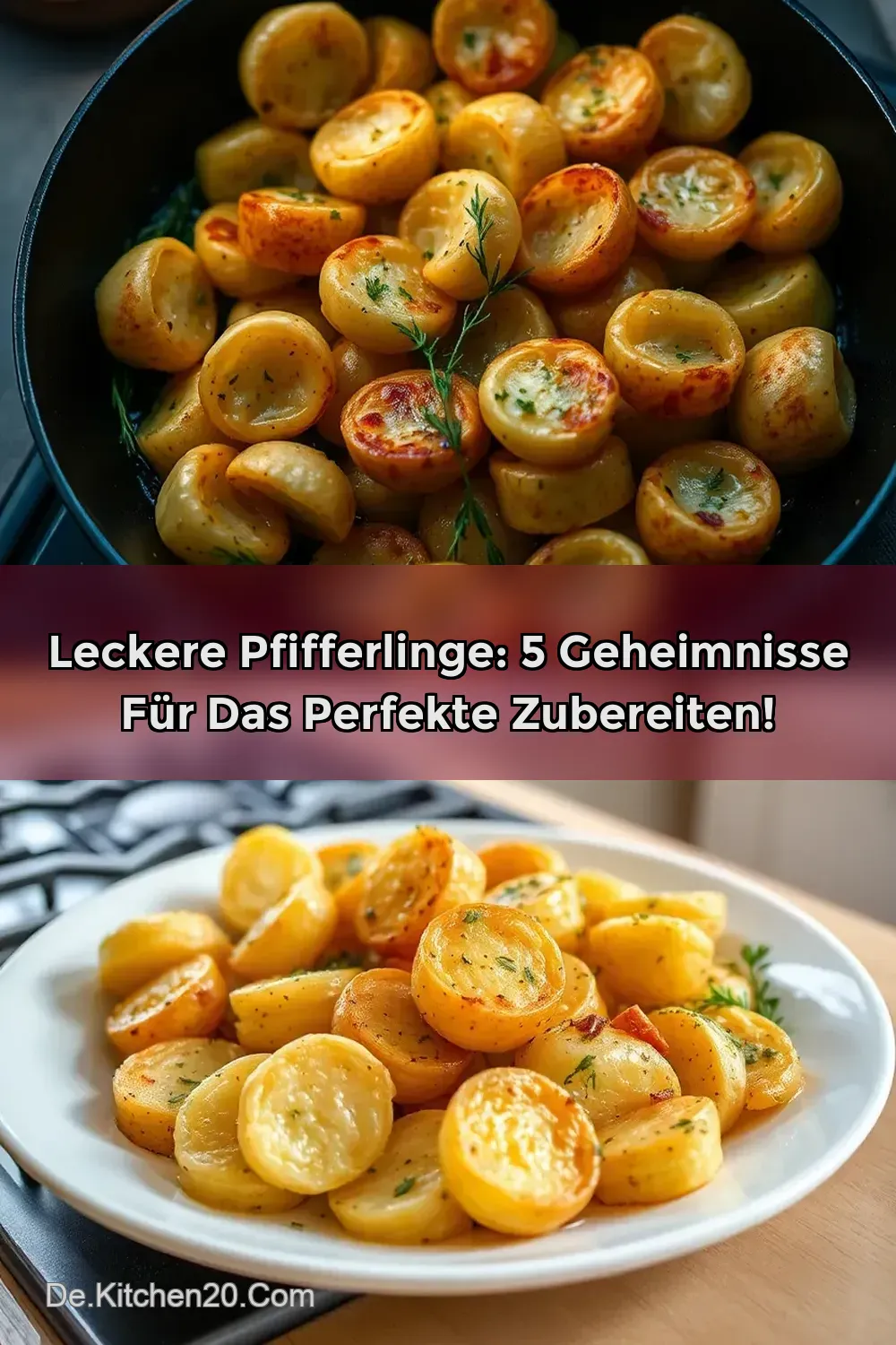 Goldene Pfifferlinge zubereiten: Kräuter-Knoblauch-Genuss…