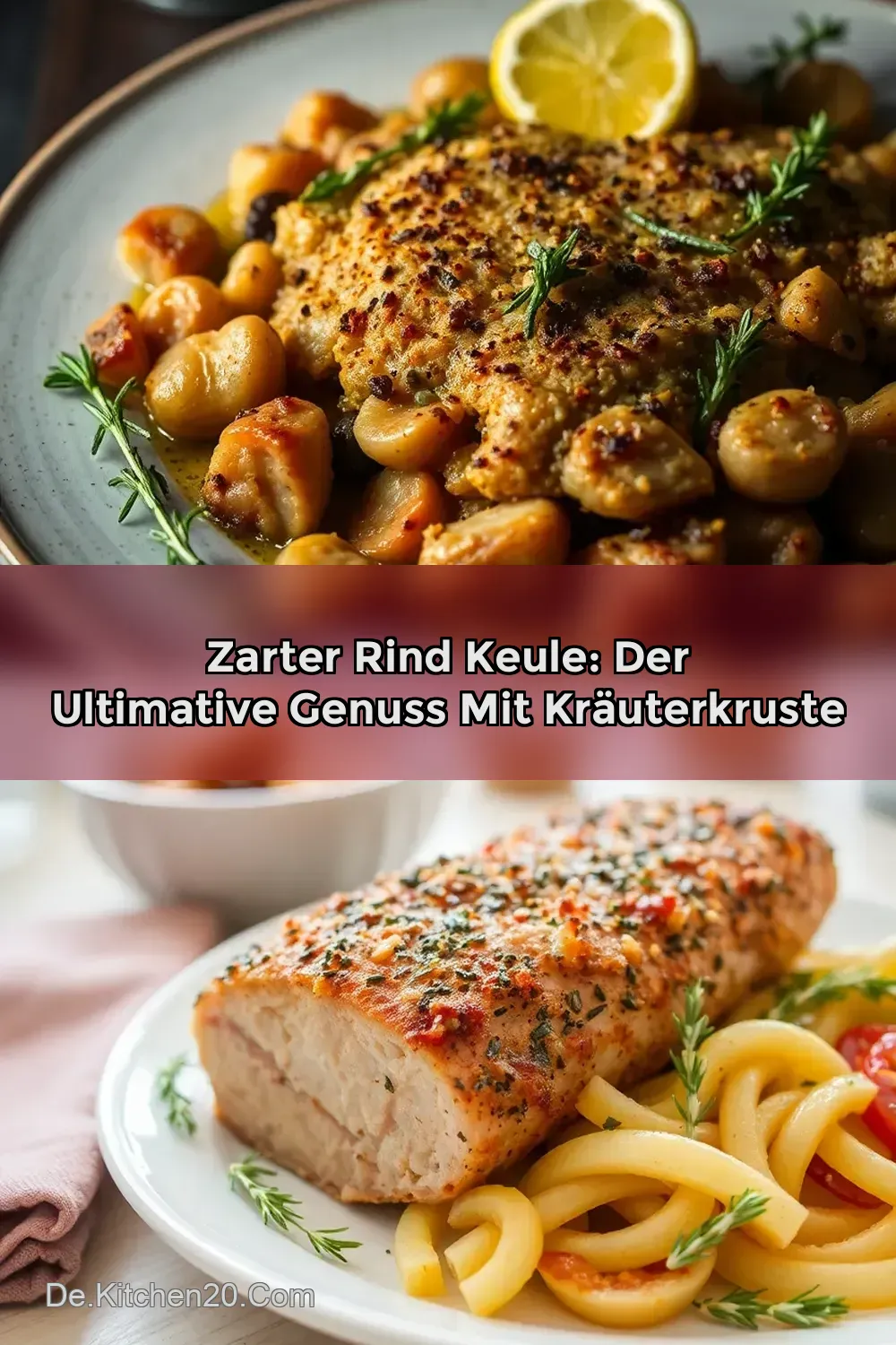 Zarter Rind Keule Braten mit Kräuterkruste – Ein Festmahl…